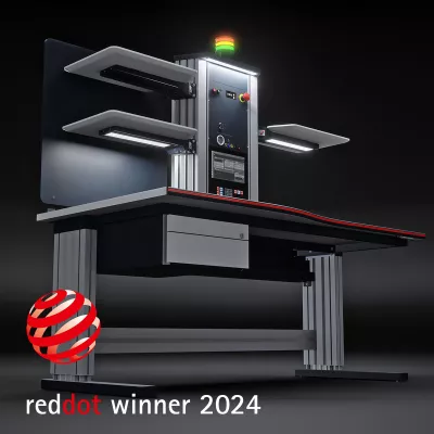 ELABO Arbeitsplatz erhält Red Dot Design Award